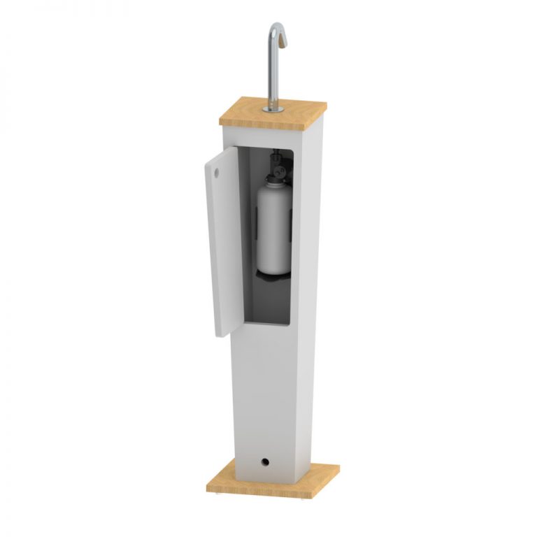 Hand Sanitizer Stands Archives - Stern Faucets